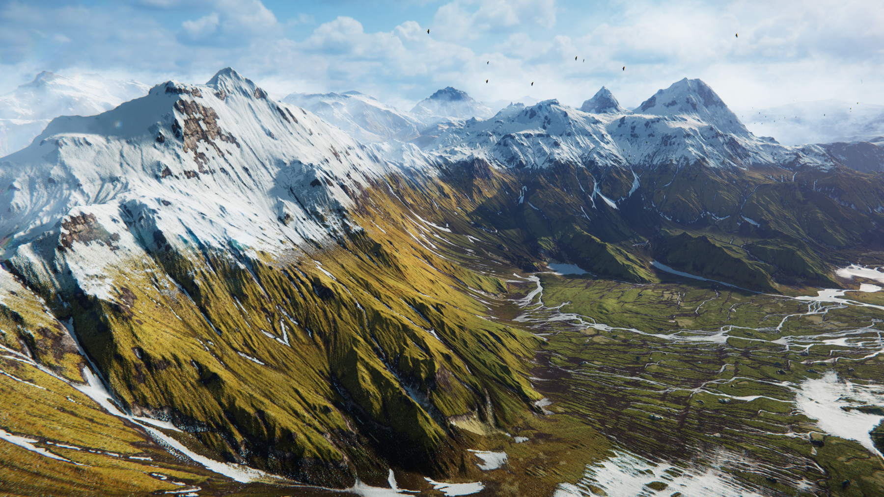 ArtStation - Mountain River Valley Environment - Unity 2017+ Project ...