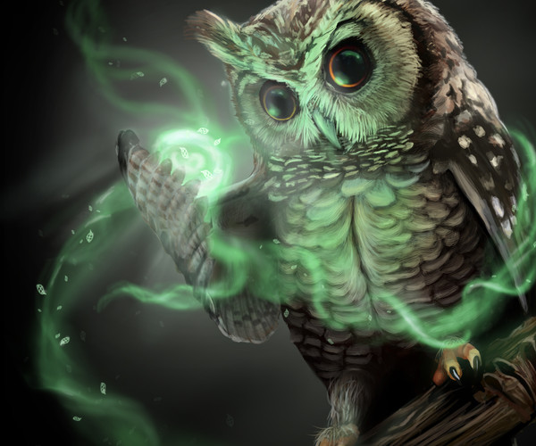 ArtStation - Owl Mage | Artworks