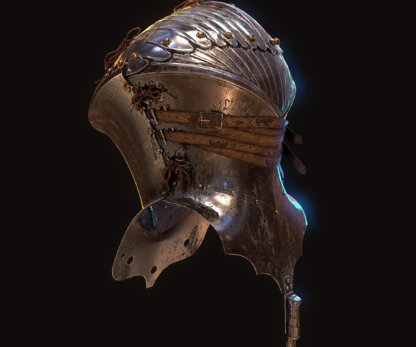 ArtStation - Stechhelm - REAL TIME / 3D Model / 4K Textures / ZTL + SPP ...