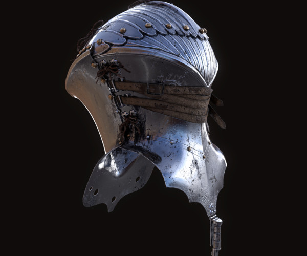 ArtStation - Stechhelm - REAL TIME / 3D Model / 4K Textures / ZTL + SPP ...