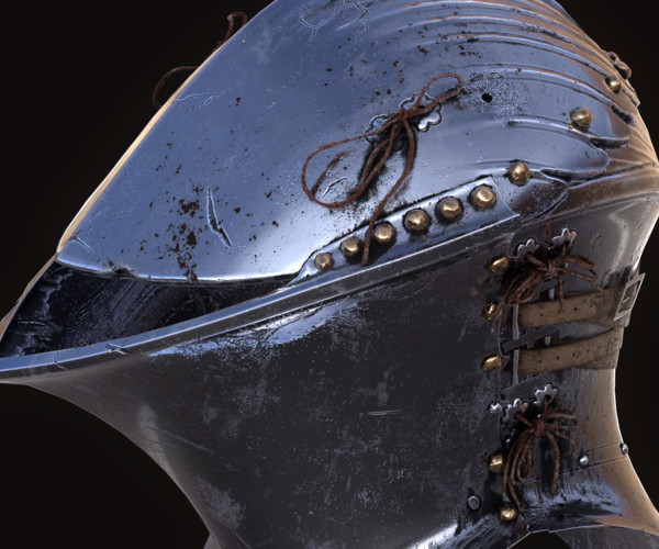 ArtStation - Stechhelm - REAL TIME / 3D Model / 4K Textures / ZTL + SPP ...