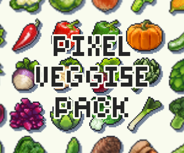 ArtStation - Pixel Veggies Pack | Game Assets