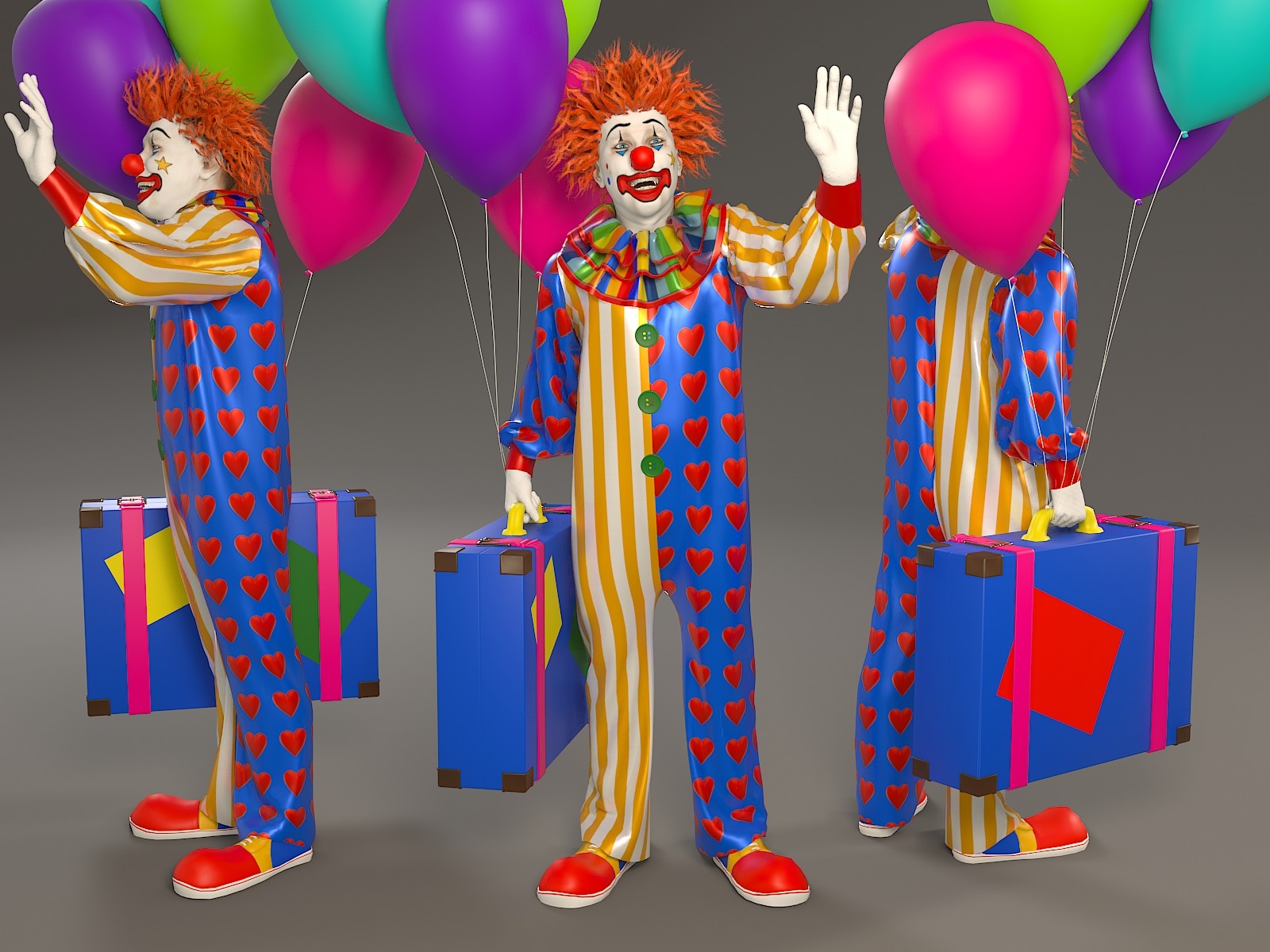 ArtStation - Clown Male ACC 2130 002 3D model | Resources