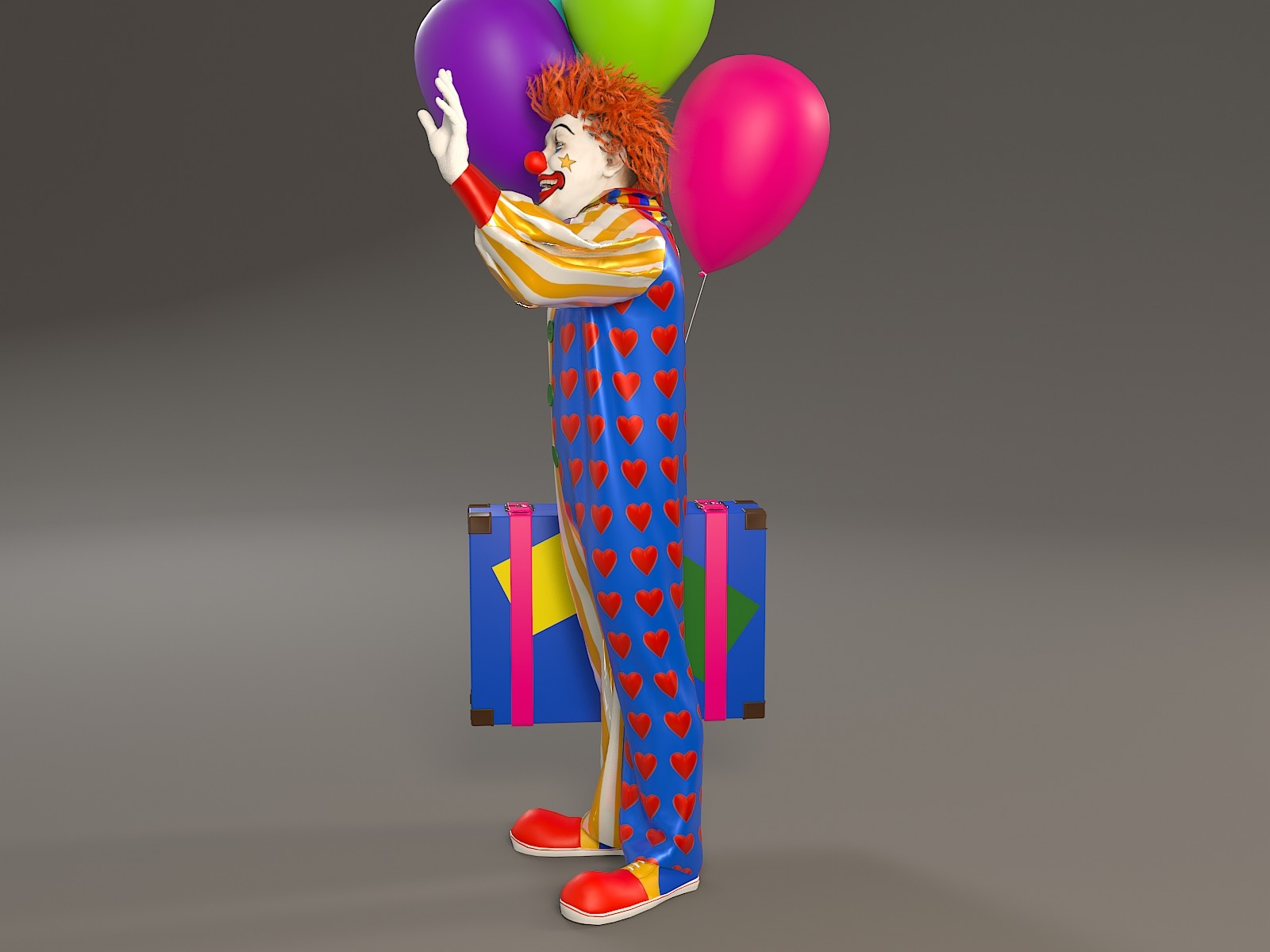 ArtStation - Clown Male ACC 2130 002 3D model | Resources