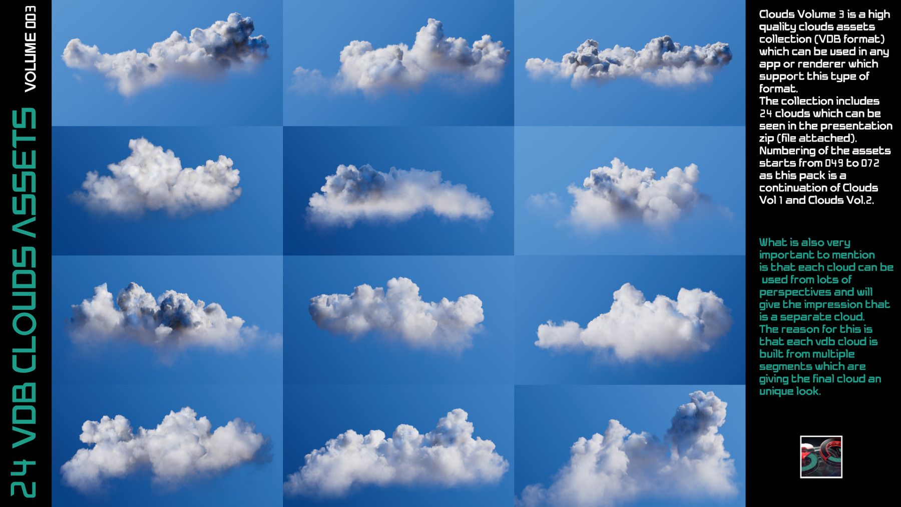 ArtStation - VDB Clouds MEGA BUNDLE 3 in 1 | Resources