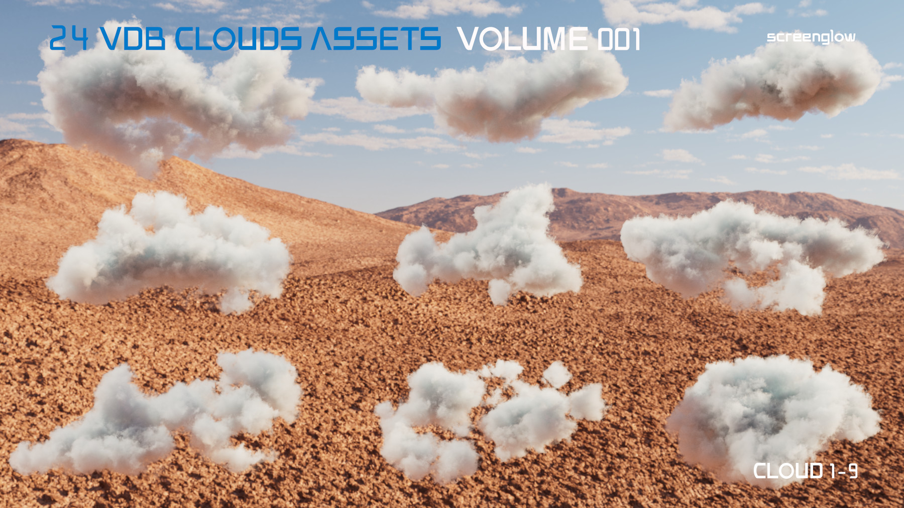 ArtStation - VDB Clouds MEGA BUNDLE 3 in 1 | Resources