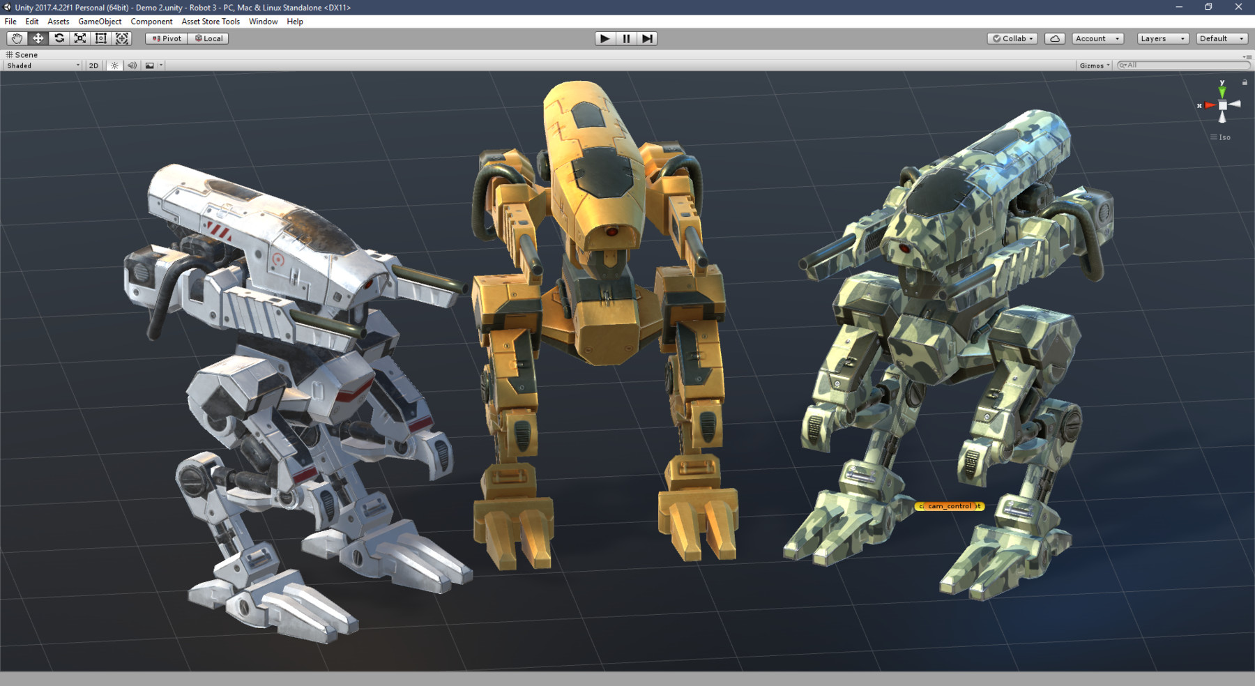 ArtStation - Robot 3 - Low-poly 3D model | Game Assets