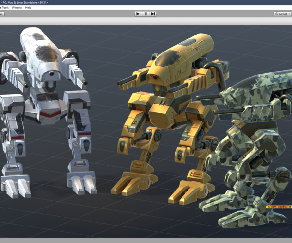 ArtStation - Robot 3 - Low-poly 3D model | Game Assets
