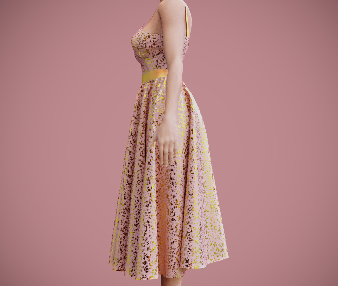 ArtStation - SEQUIN DRESS 3D model | Resources