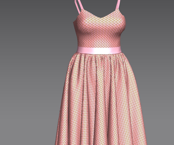 ArtStation - SEQUIN DRESS 3D model | Resources