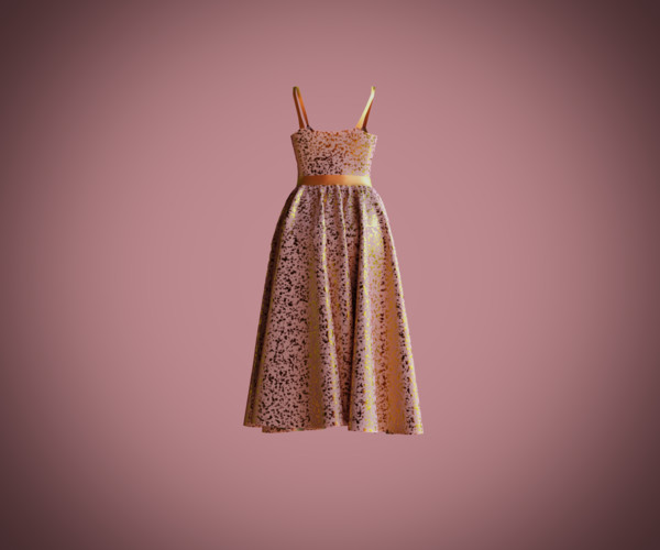 ArtStation - SEQUIN DRESS 3D model | Resources