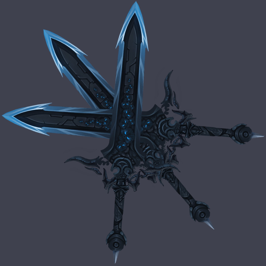 ArtStation - 2D Dark Fantasy Swords | Game Assets