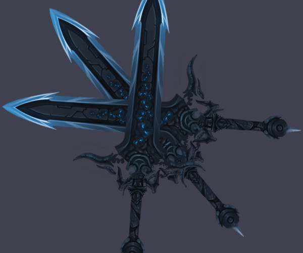 ArtStation - 2D Dark Fantasy Swords | Game Assets