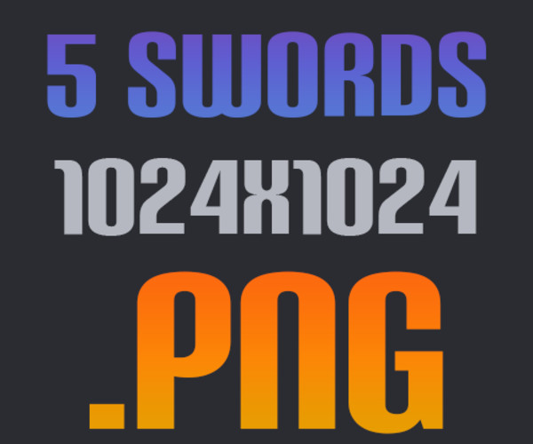ArtStation - 2D Dark Fantasy Swords | Game Assets
