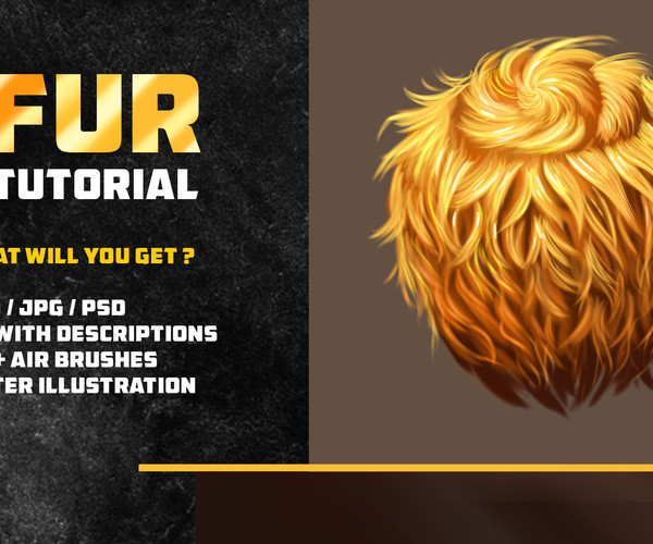 ArtStation - FUR TUTORIAL / FUR BRUSHES | Tutorials