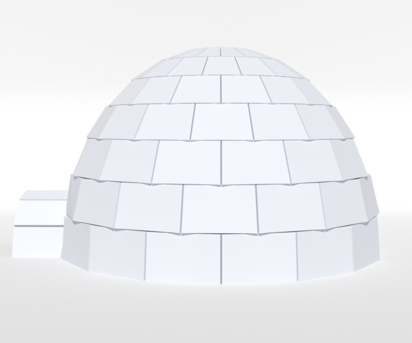ArtStation - Low Poly Cartoon Igloo | Resources