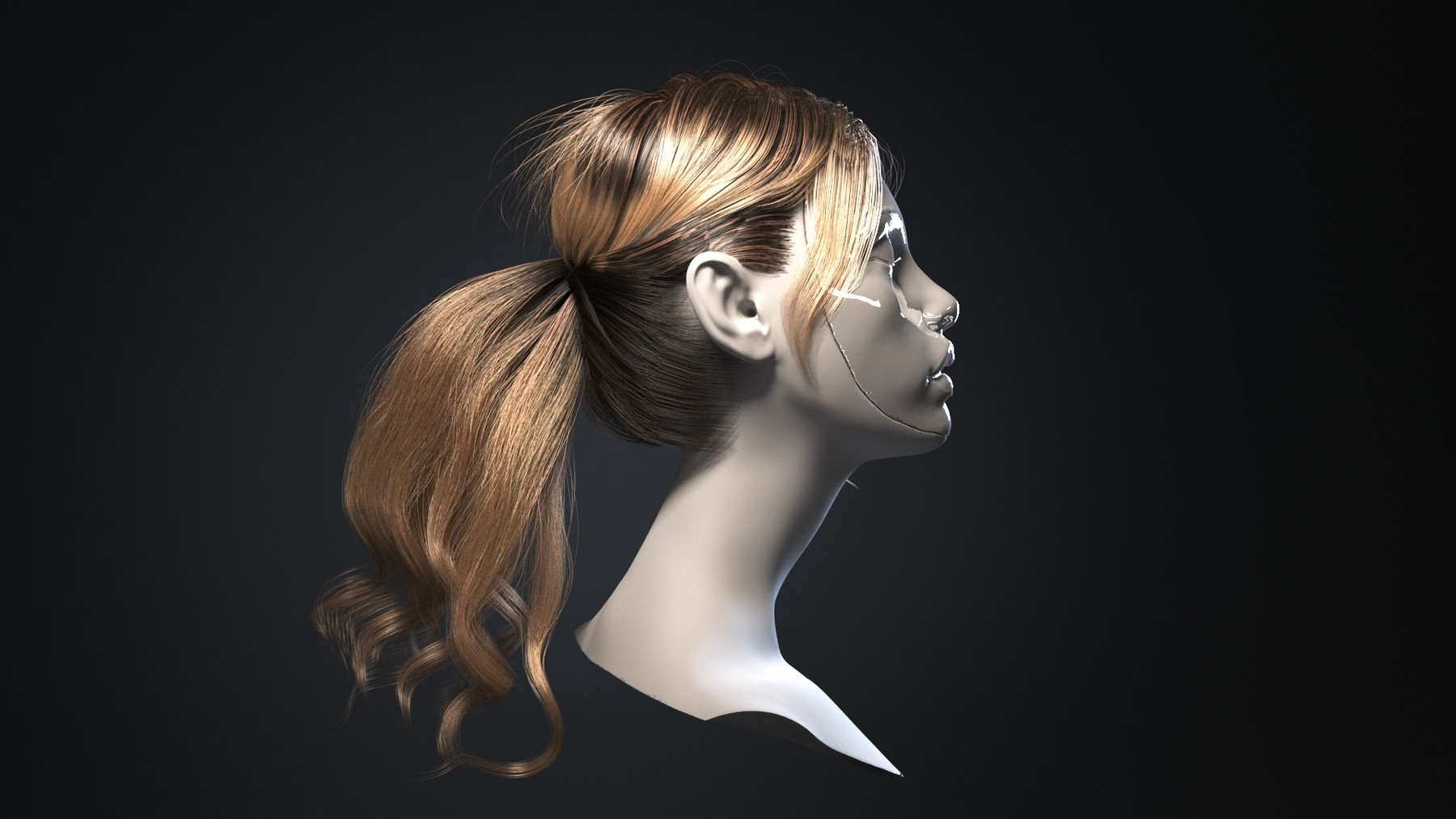 ArtStation - Realistic 3D hair tutorial | Tutorials