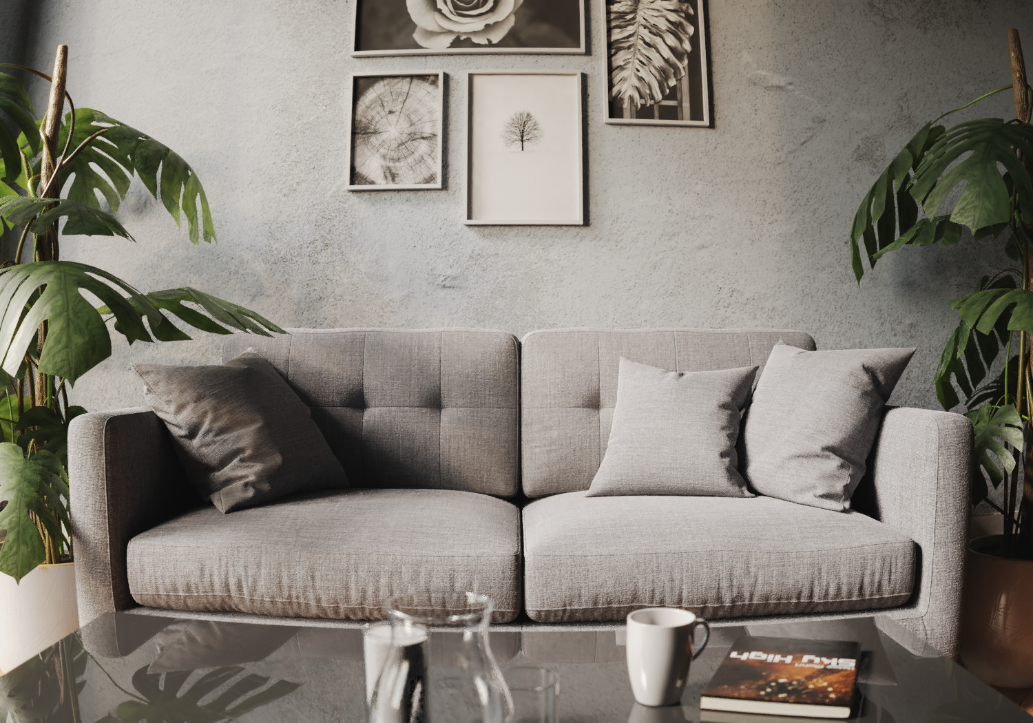 ArtStation - Rainy day Interior Scene | Resources