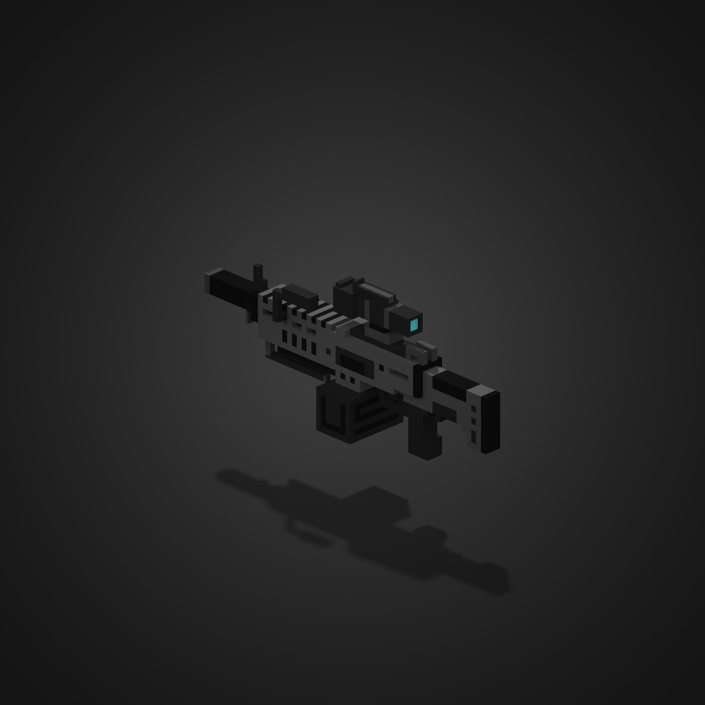 ArtStation - M249 light machine gun | Game Assets
