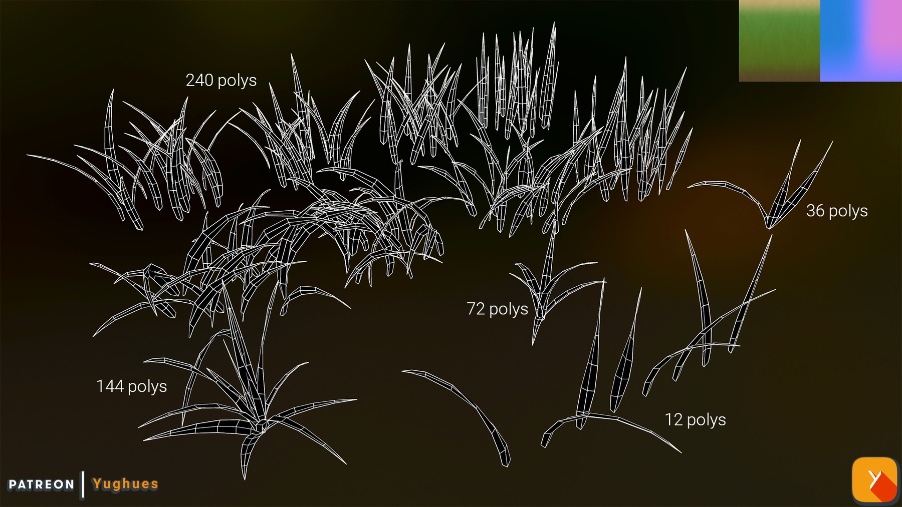 ArtStation - Yughues Grass | Game Assets