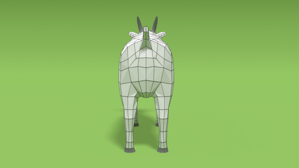 ArtStation - Low Poly Cartoon Goat | Resources