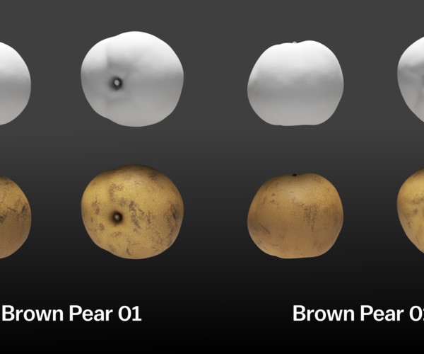 ArtStation - 3D Fruit Scans | Game Assets