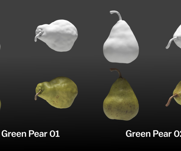 ArtStation - 3D Fruit Scans | Game Assets