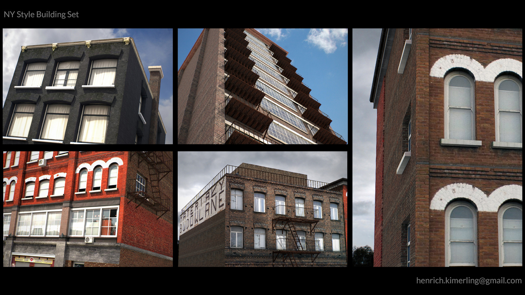 ArtStation - NY Style Building set | Resources