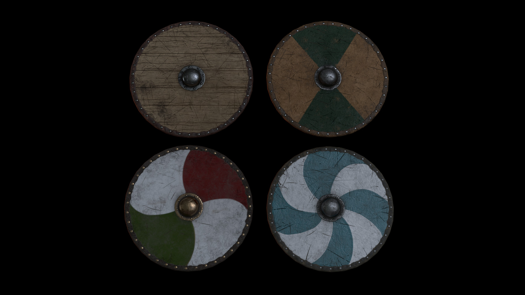 ArtStation - Realistic Viking Weapons and Shields Bundle | Game Assets