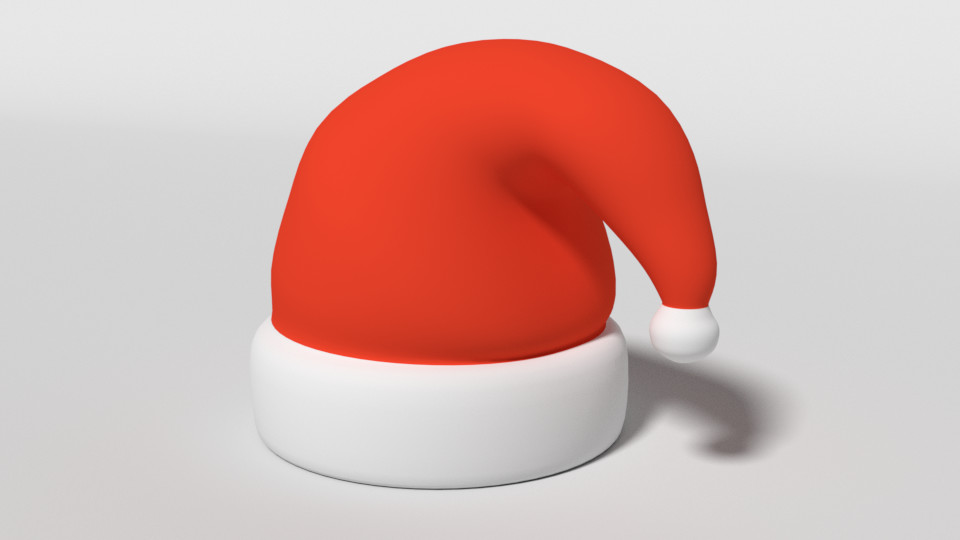 ArtStation - Cartoon Santa Claus Hat | Resources