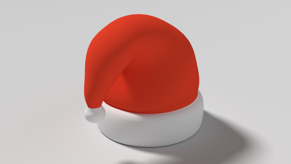 ArtStation - Cartoon Santa Claus Hat | Resources