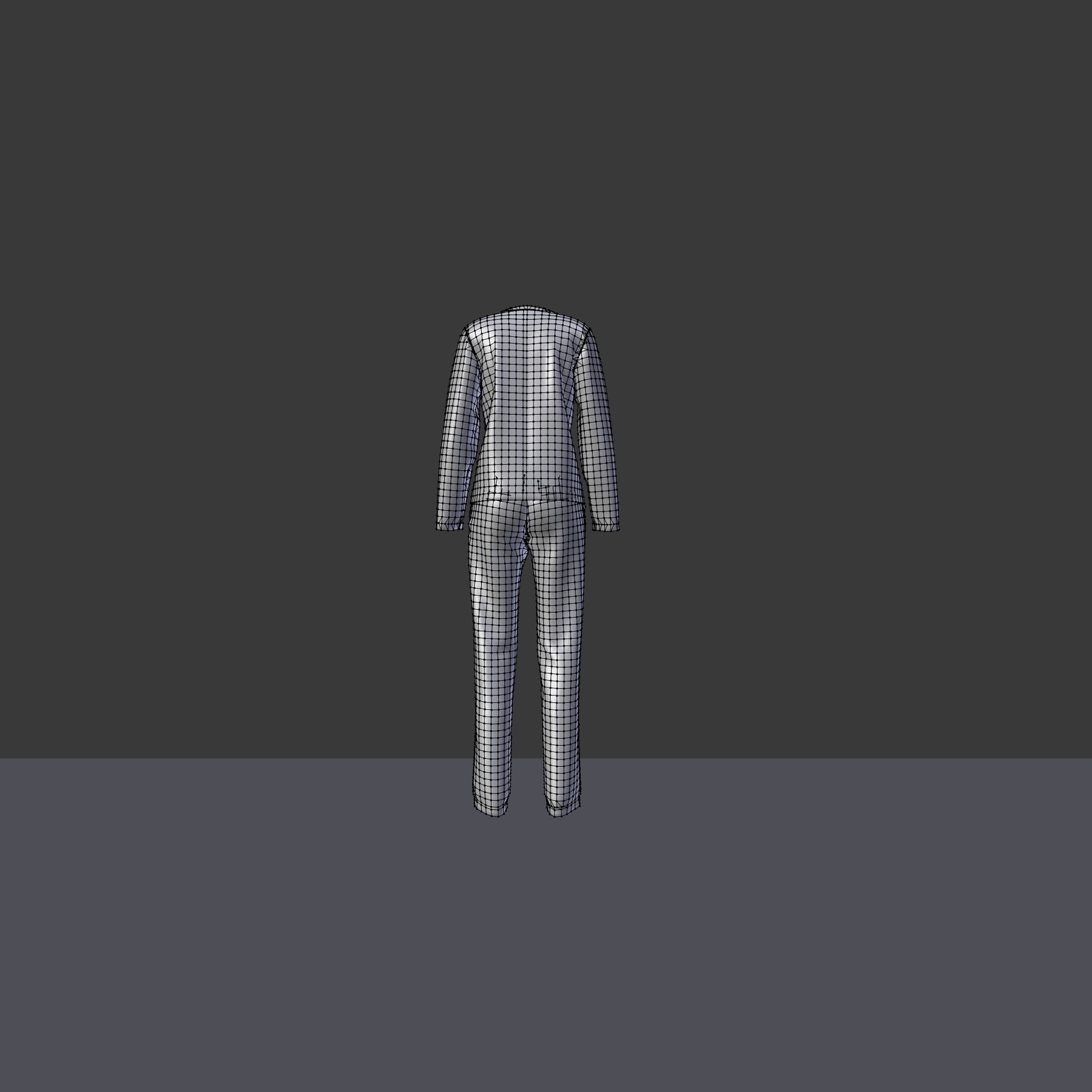 ArtStation - 3D cute pyjamas - polka dots pajamas | Resources