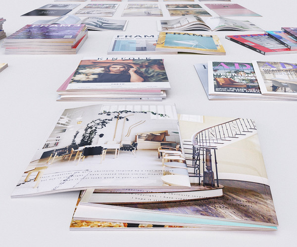 ArtStation - Design Magazines for Arch Viz (Assets) | Resources