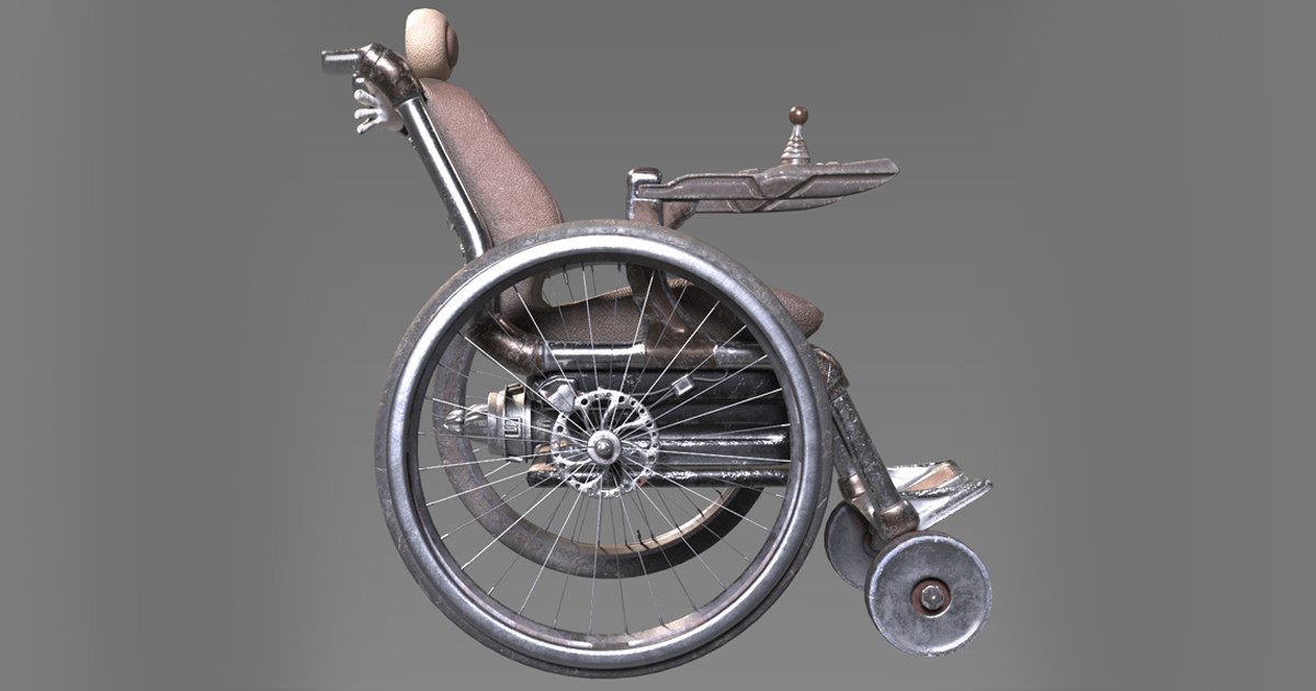 ArtStation - Animated Wheelchair | Resources