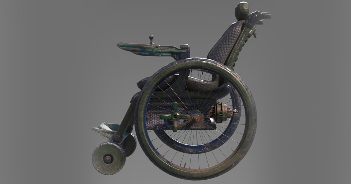 ArtStation - Animated Wheelchair | Resources