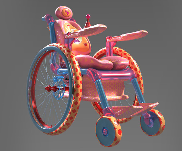ArtStation - Animated Wheelchair | Resources