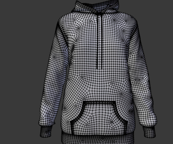 ArtStation - Sweatshirt hoodie 3D Model | Resources