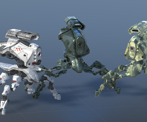 ArtStation - Robot 2 - Low-poly 3D model | Game Assets