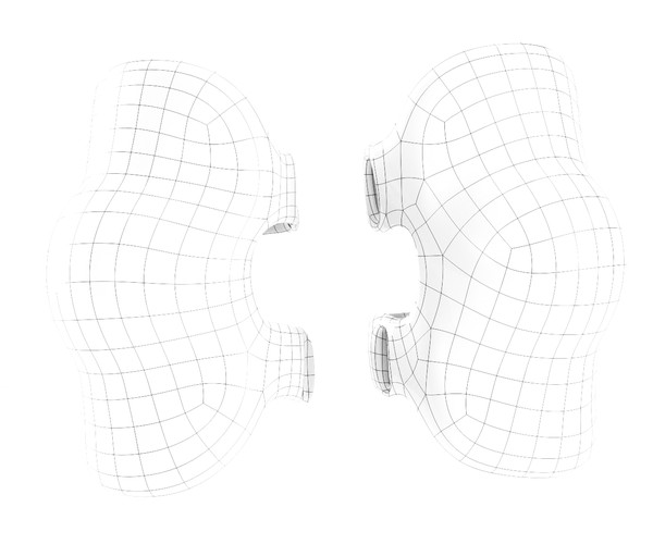 ArtStation - Military khaki knee pads 04 | Game Assets