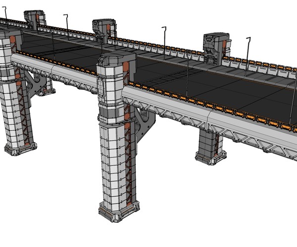 ArtStation - sci-fi bridge 2 | Resources