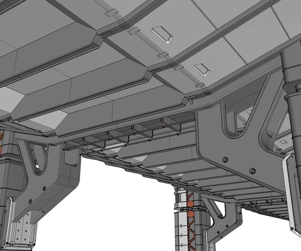 ArtStation - sci-fi bridge 2 | Resources