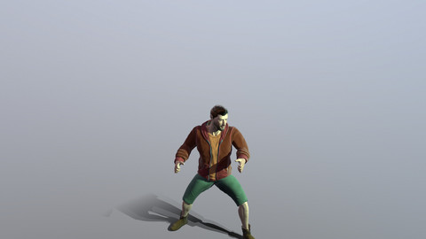 ArtStation - Human rig and animation Game ready model | Game Assets