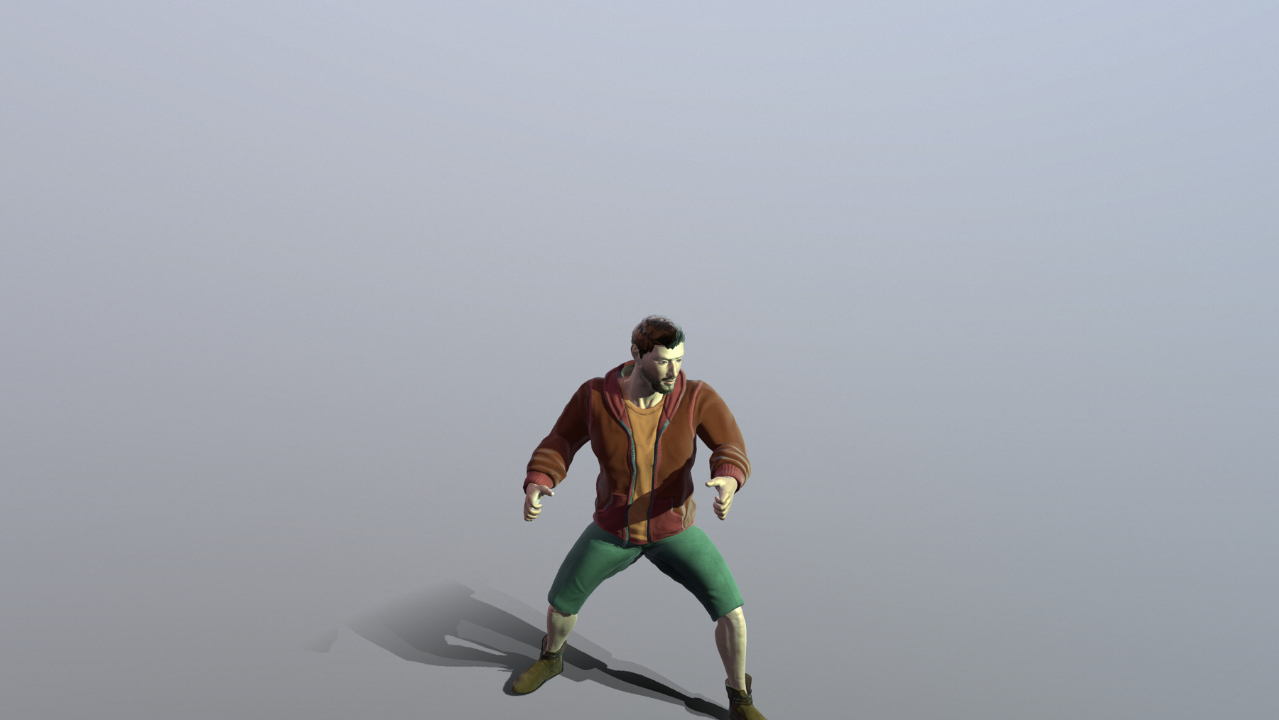 ArtStation - Human rig and animation Game ready model | Game Assets