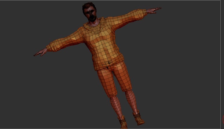 ArtStation - Human rig and animation Game ready model | Game Assets