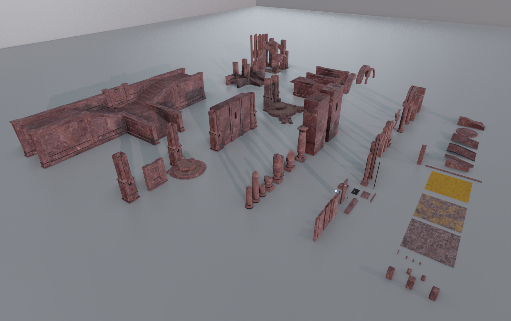 ArtStation - Dungeon Ruins 3D Kit Set & Tutorial | Resources