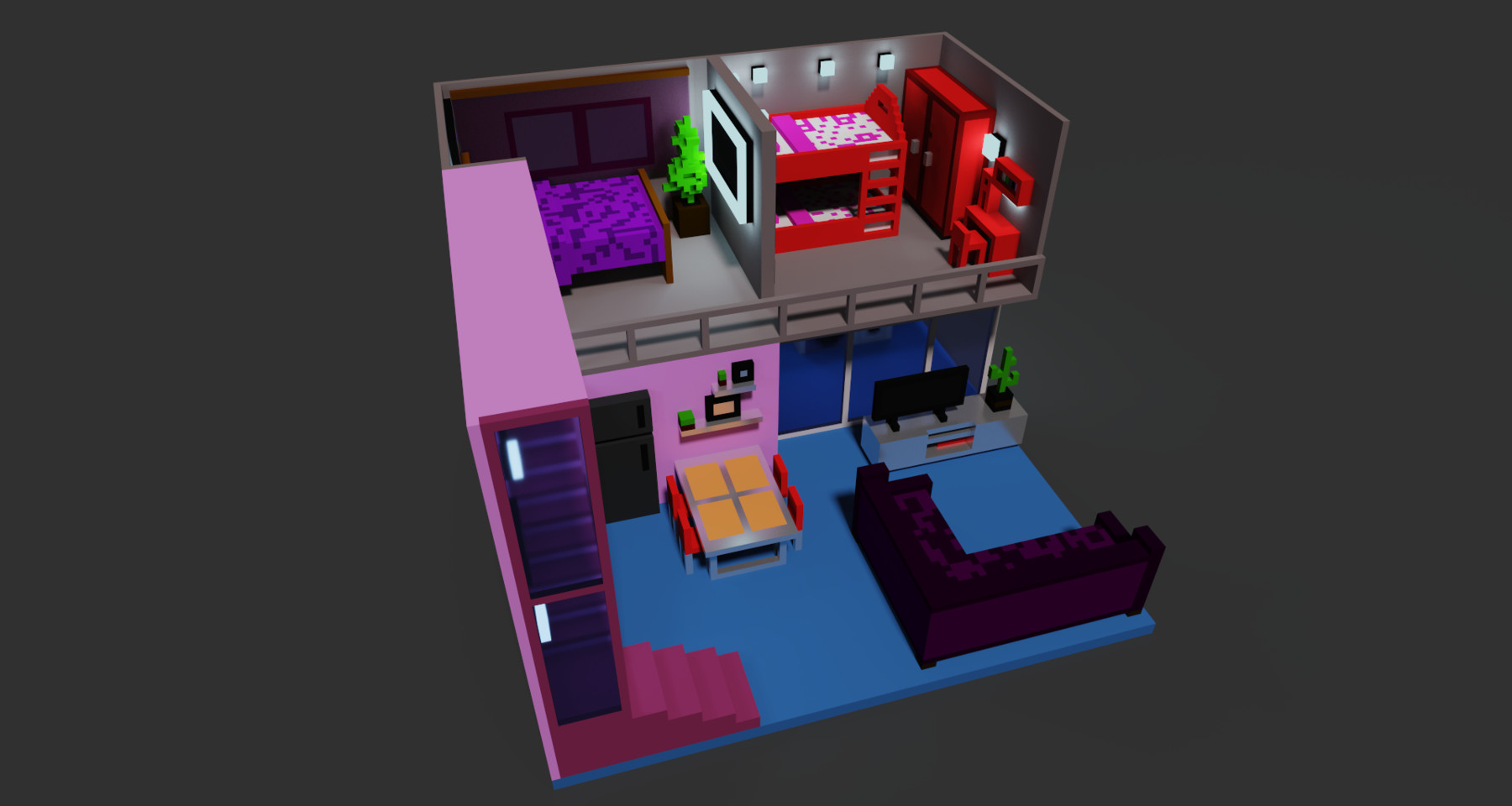 ArtStation - house_voxel | Resources