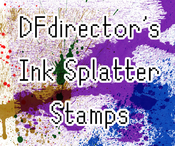 ArtStation - DF's Ink Splatters Ver 1 | Artworks