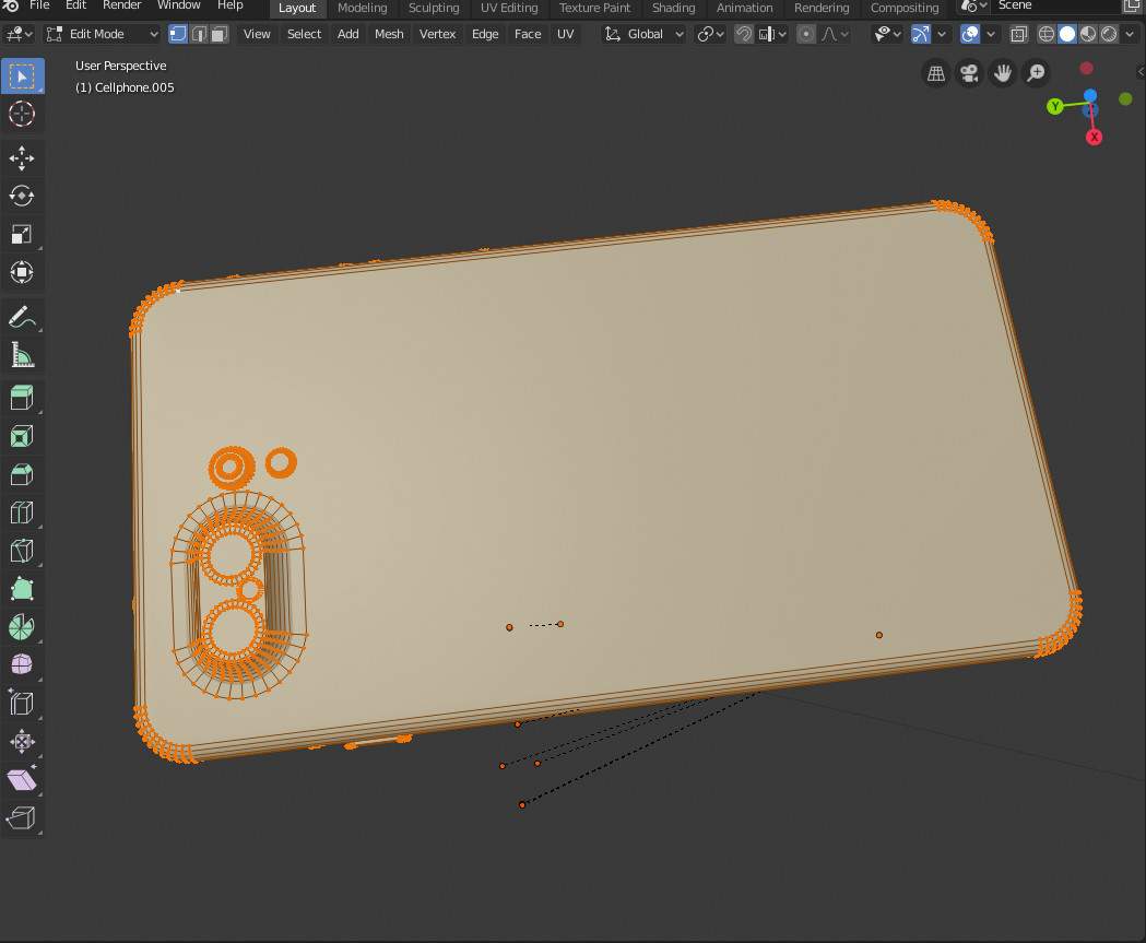ArtStation - Cellphone Low Poly | Resources