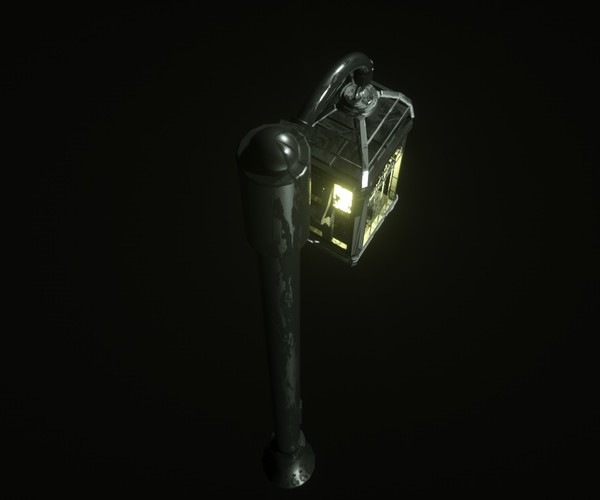 ArtStation - street lamp concept art 3D model | Resources
