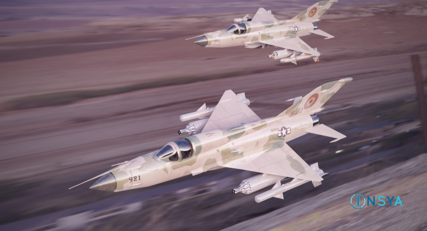 ArtStation - MiG 21 Pack of 5 Designs - Rigged and Animated Low-poly 3D ...